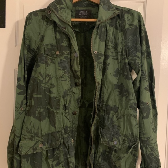 Jackets & Coats | Palm Leaf Jacket | Poshmark